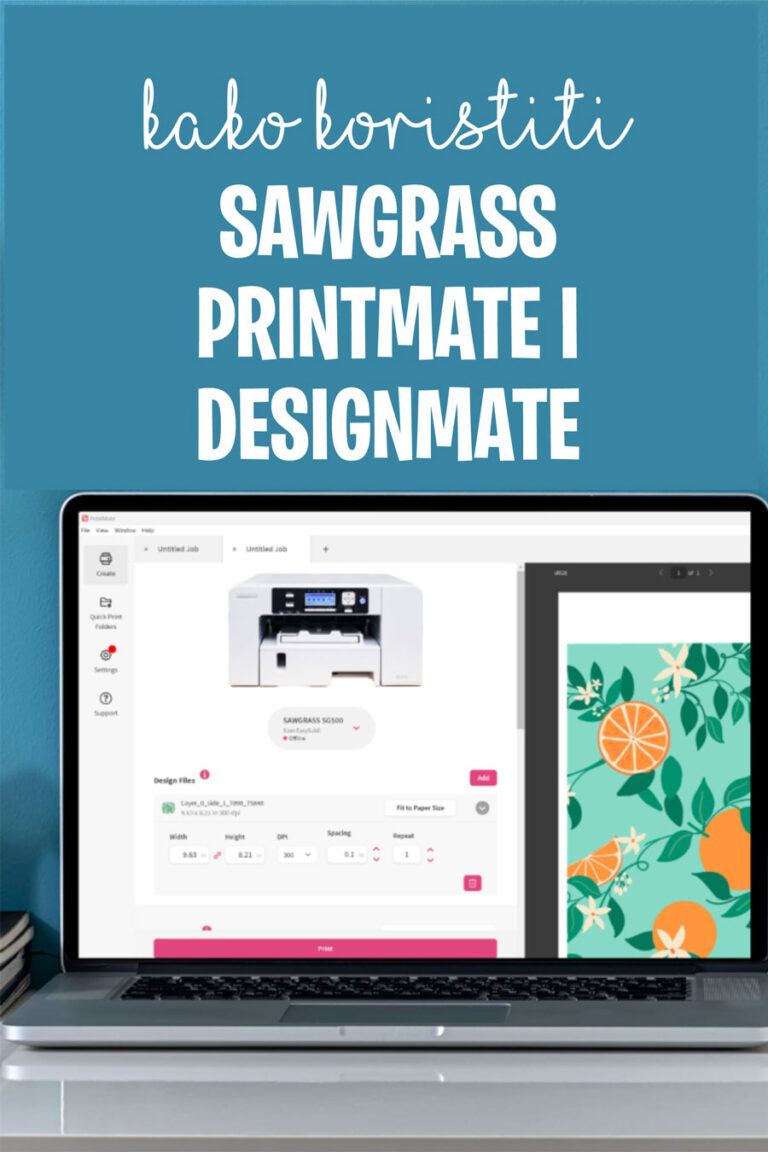 Kako koristiti Sawgrass PrintMate i DesignMate - Sublimiraj.me